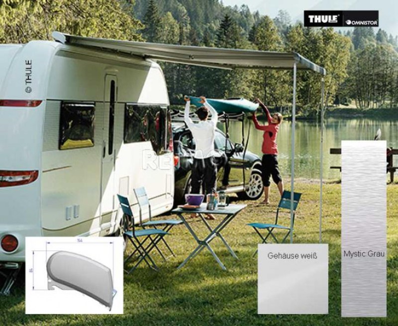 Thule canopy: Omnistor roof awning 6200 3,5m, Mystic Grey